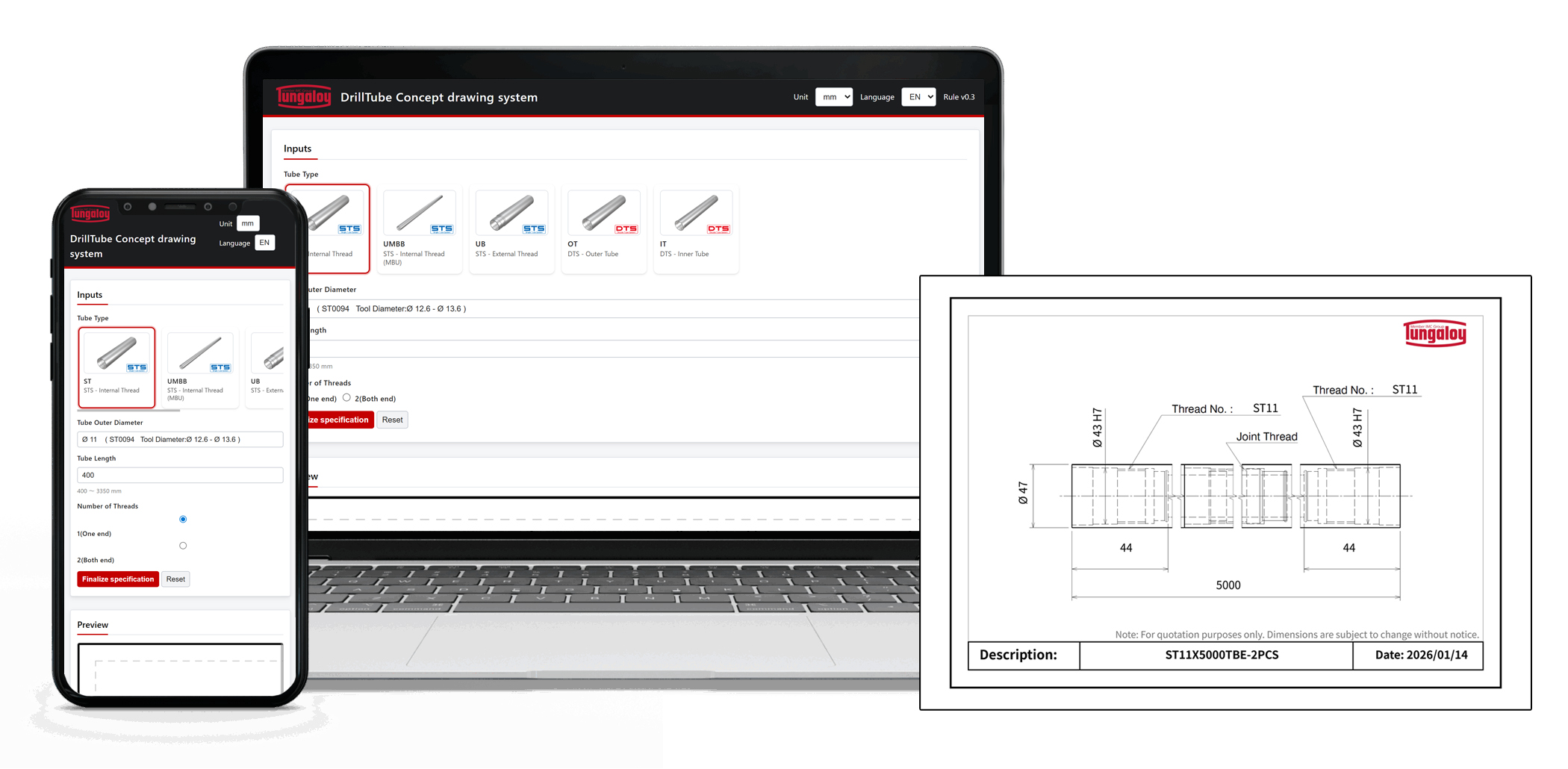 Tungaloy Launches Drawing Generator for DRILL TUBE (Deep Hole Drilling ...