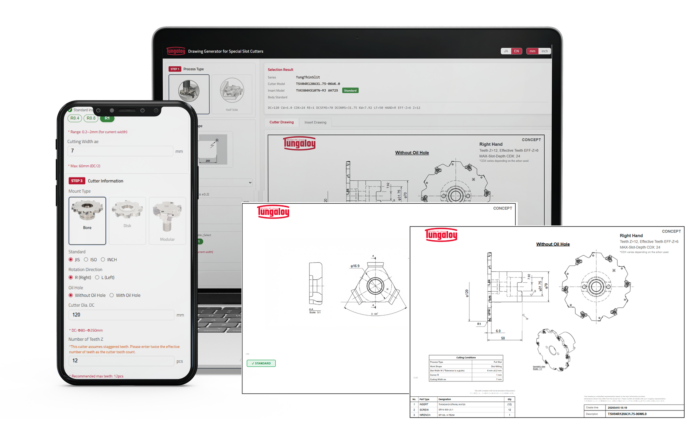 Tungaloy Launches Drawing Generator for Special Slot Cutters - Tungaloy ...