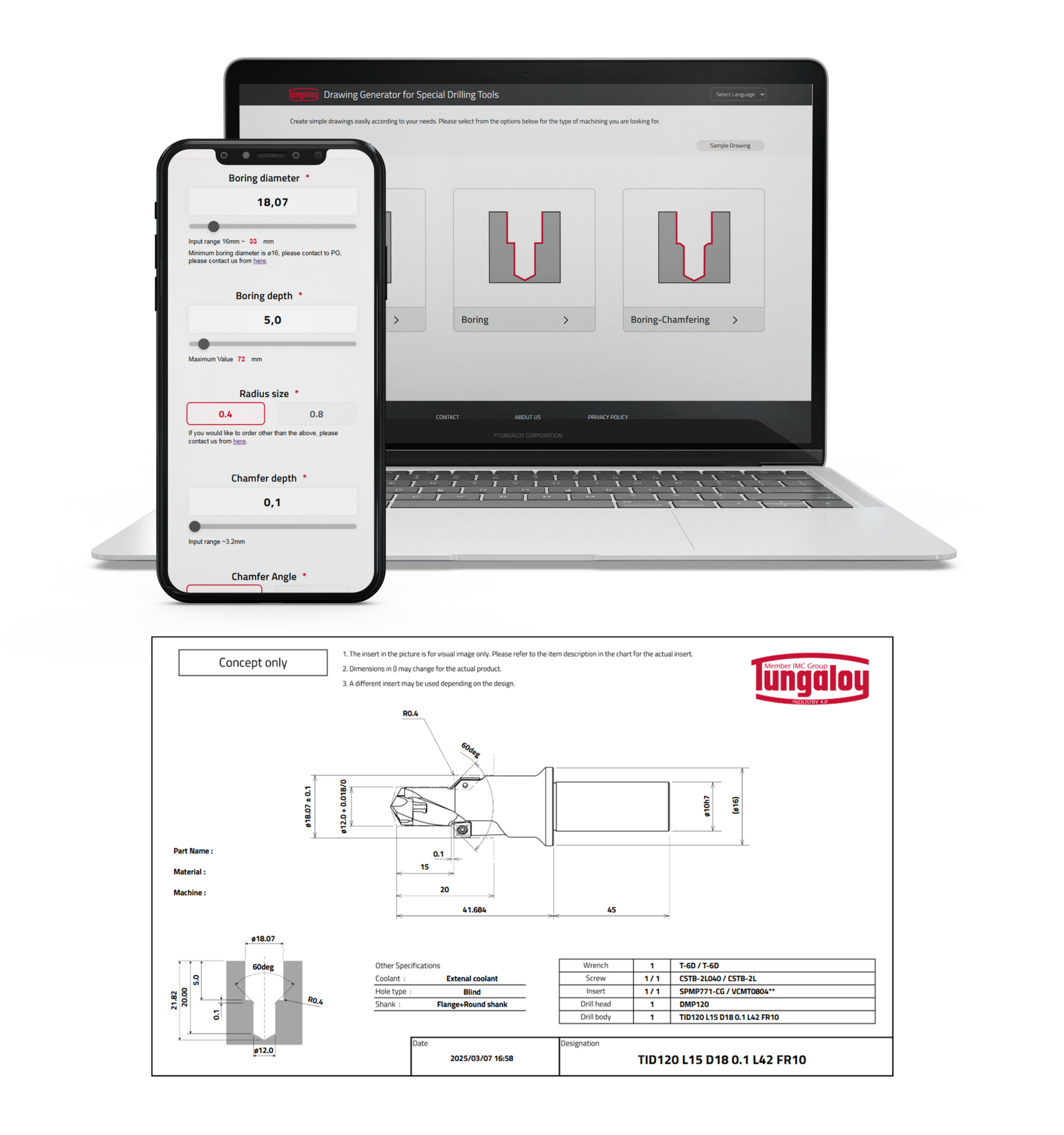 Expansion of the Drawing Generator: Now Supporting Boring-Chamfering ...