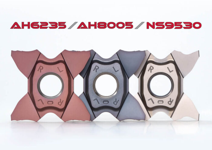 高精度溝入れ・突切り加工用『TetraForceCut』 インサート材種を大幅に拡充 - 株式会社タンガロイ