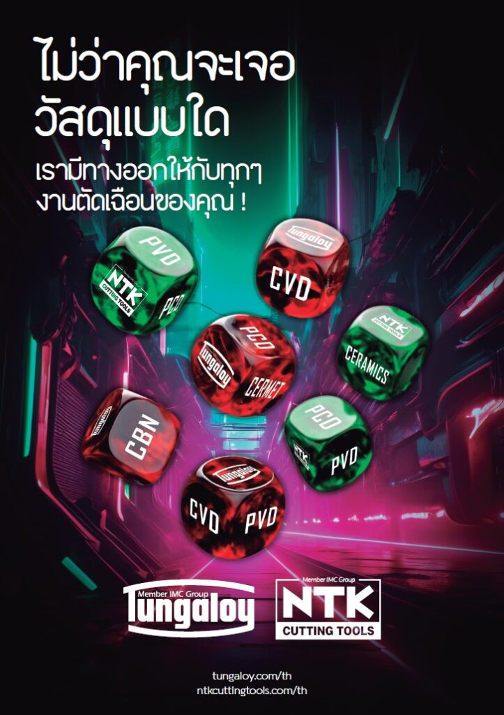 โบรชัวร์สินค้า - Tungaloy-NTK Cutting Tool (Thailand) Co., Ltd.