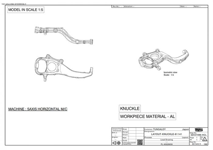 Automotive - Steering Knuckle - Industries - Tungaloy Corporation